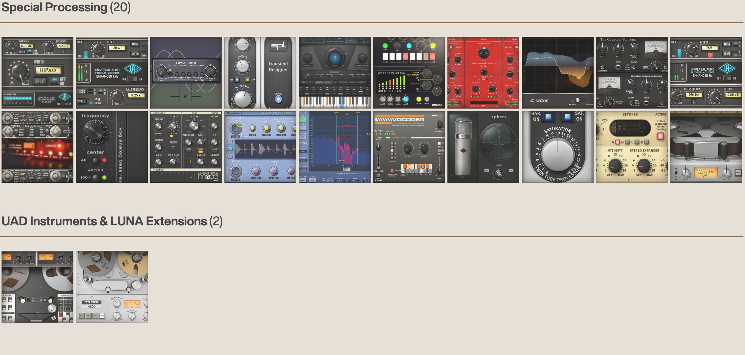 UAD Complete Bundle - 效果插件 - 传新科技有限公司
