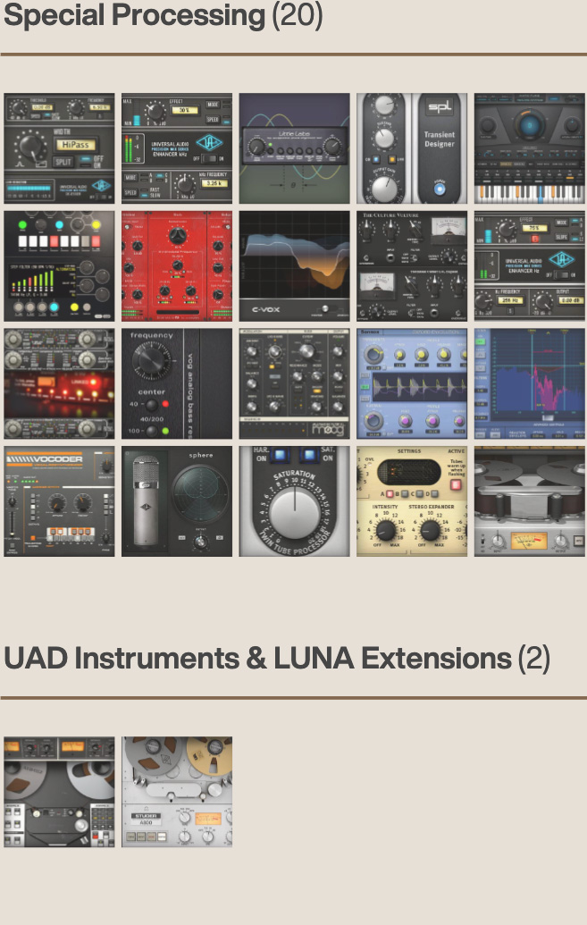 UAD Complete Bundle - 效果插件 - 传新科技有限公司